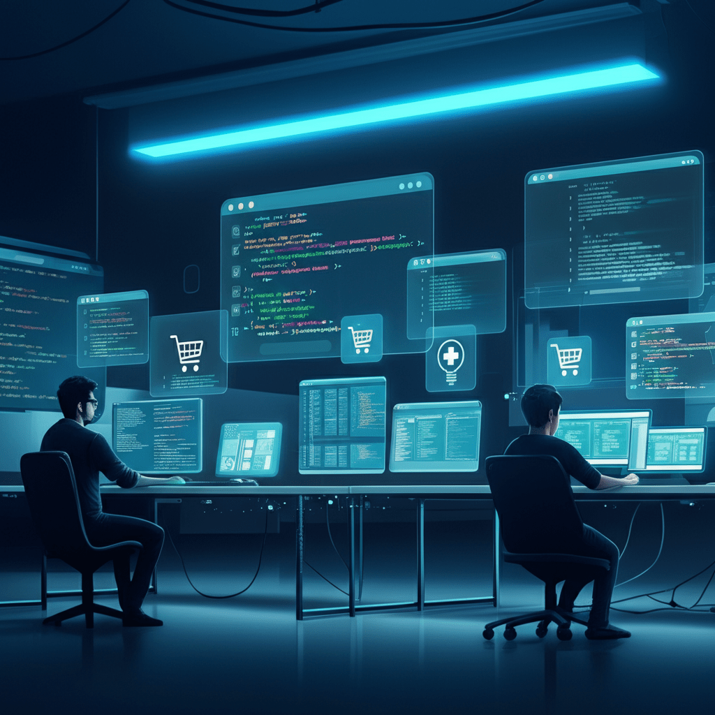 Custom Web App Development Services For E-commerce, HealthTech, And FinTech Custom Web App Development Services For E-commerce, HealthTech, And FinTech